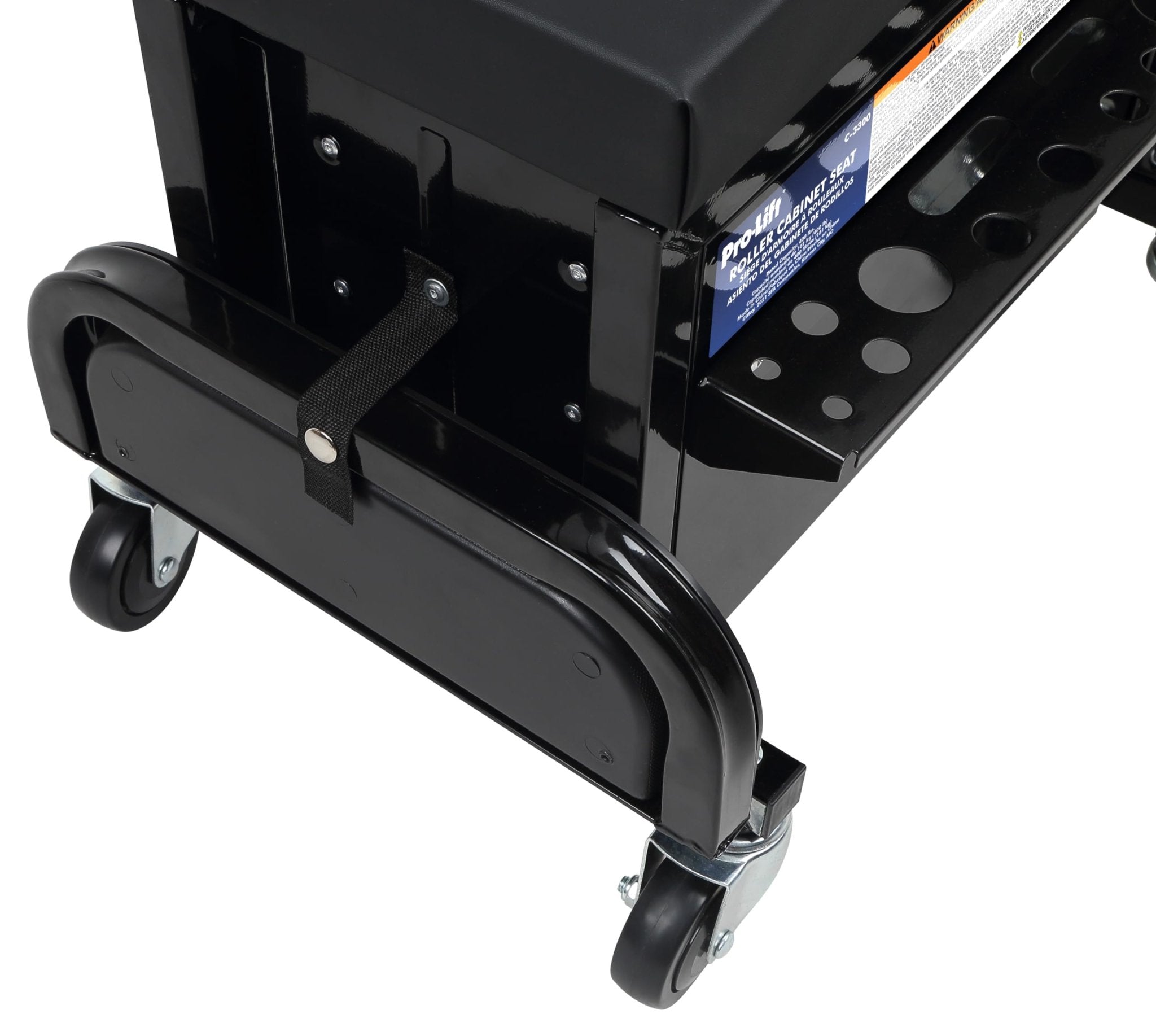 Pro-Lift Mechanic Roller Seat with Tool Box - 3-Drawer Rolling Tool Ch