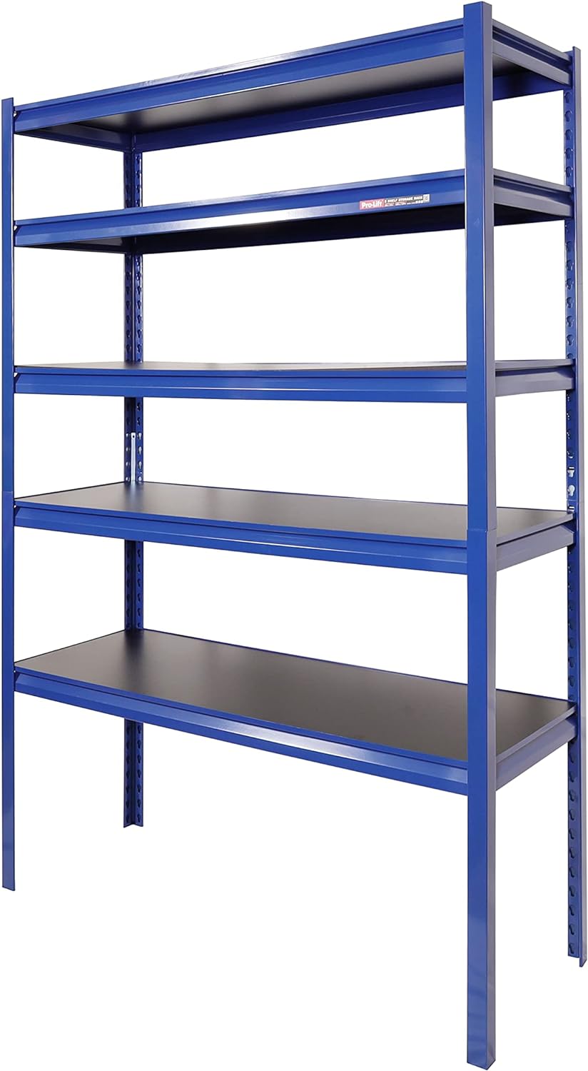 5-Tier Heavy Duty Metal Shelving - 4000 lbs Capacity for Garage/Baseme ...